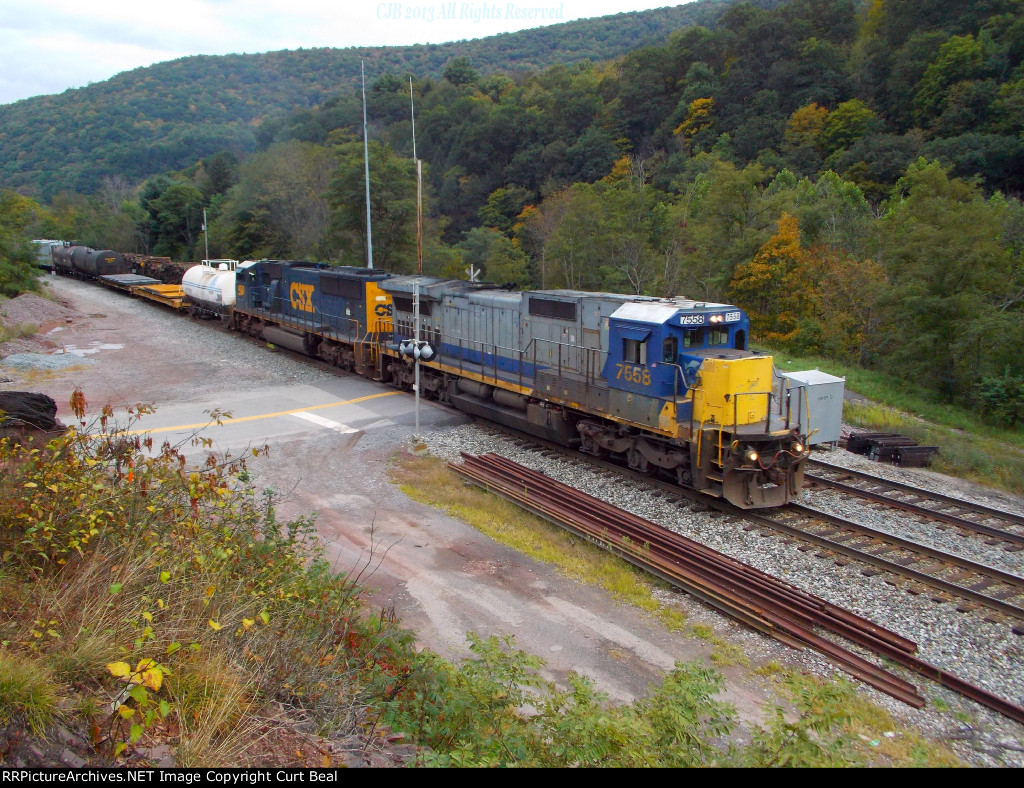 CSX 7558 and 4531